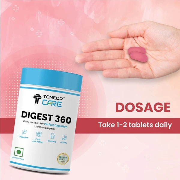 Buy ToneOp Care's Digestive Enzyme Tablets Online in India