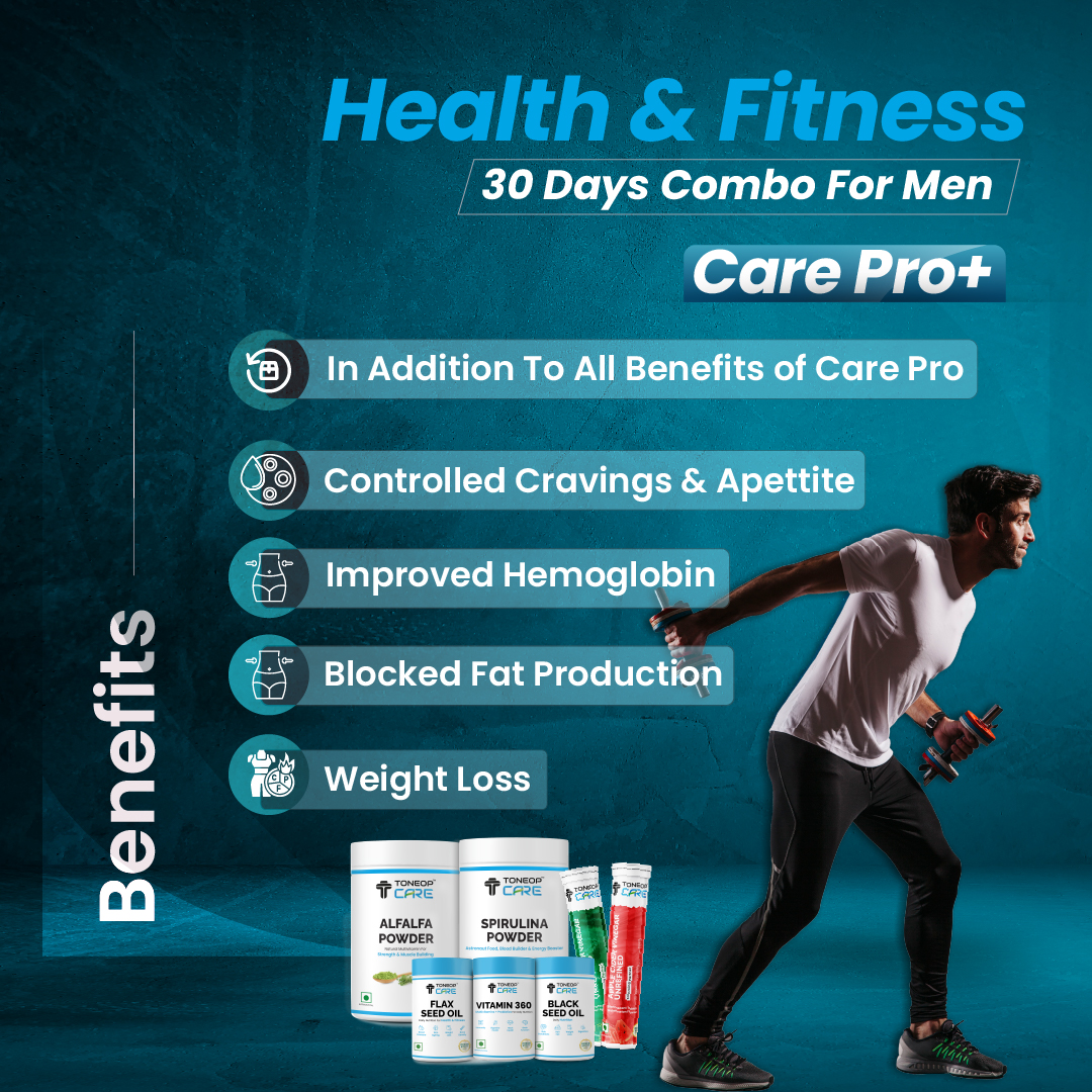 Obtain Ideal Health & Fitness Combo for Men | ToneOp Care